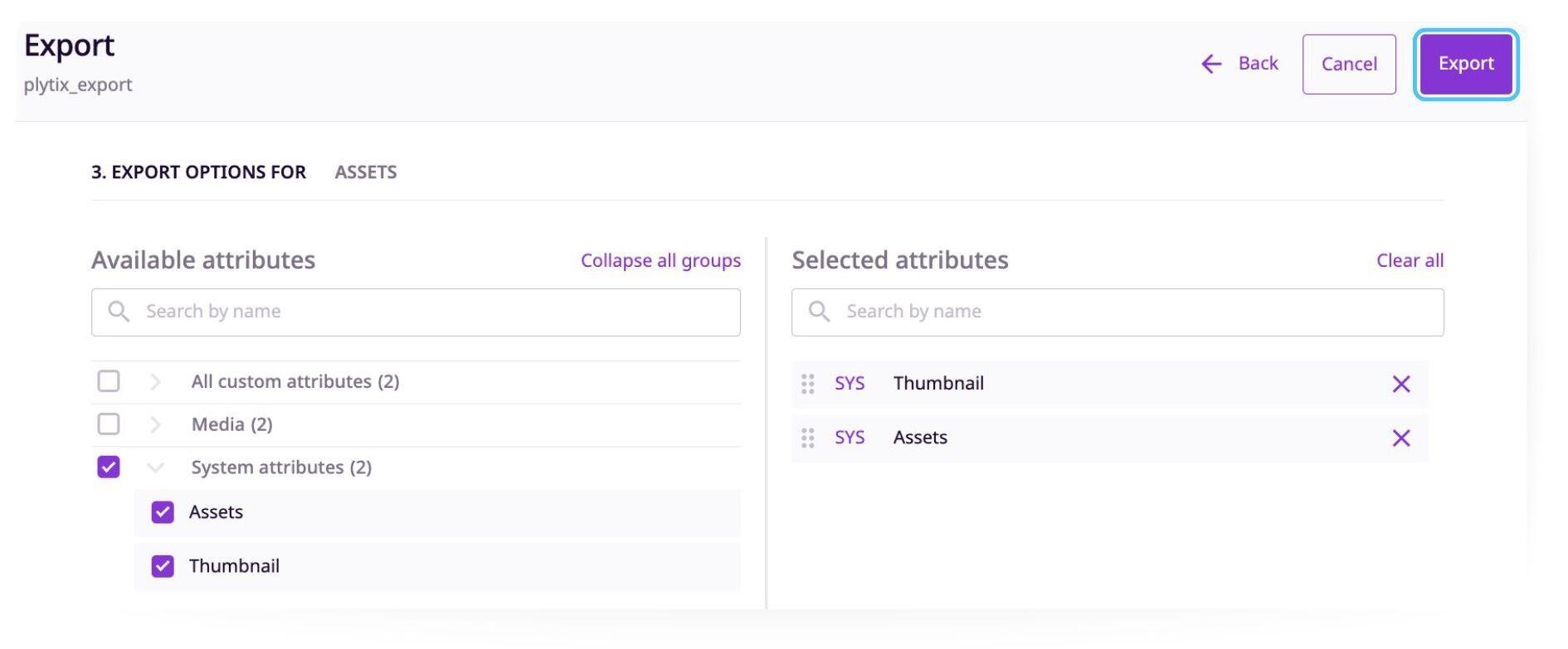 Exporting Product Data